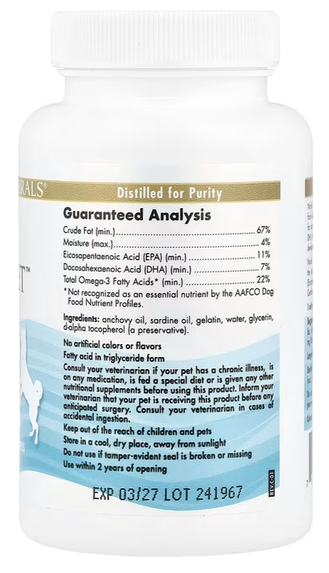 Omega-3 Pet, Soft Gels, For Dogs, Nordic Naturals, 90 Soft Gels