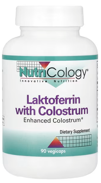Laktoferrin, with Colostrum, Nutricology, 90 Veggie Caps