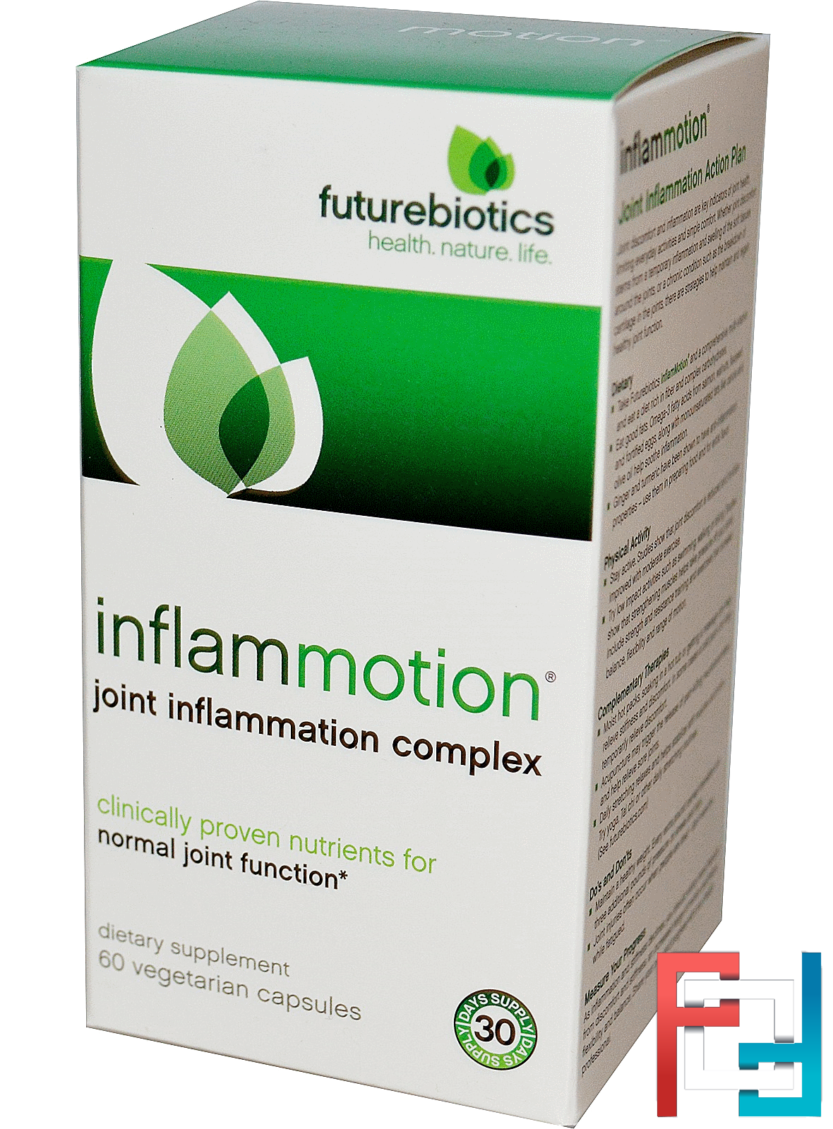 InflamMotion, Joint Inflammation Complex, FutureBiotics, 60 Veggie Caps